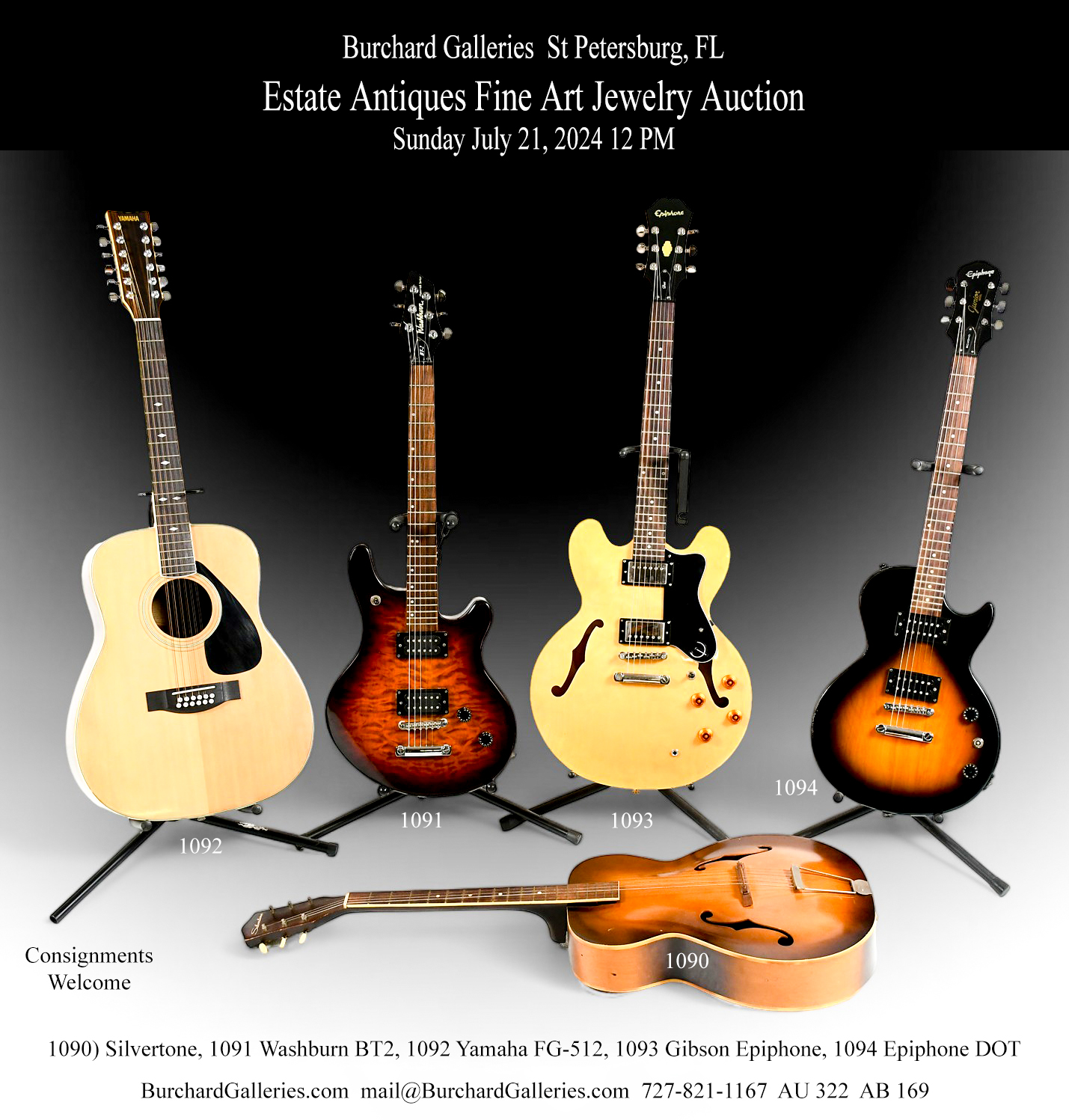 !antique Auction Calendar - Burchard Galleries