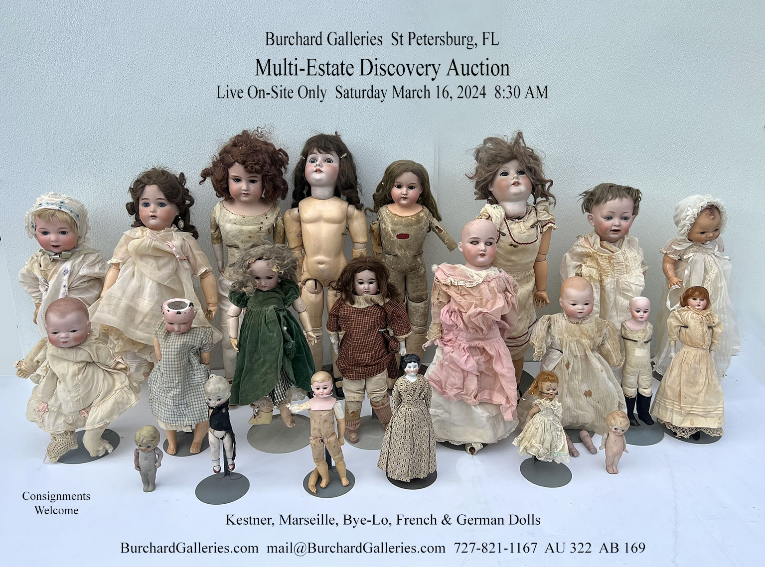 !antique Auction Calendar - Burchard Galleries